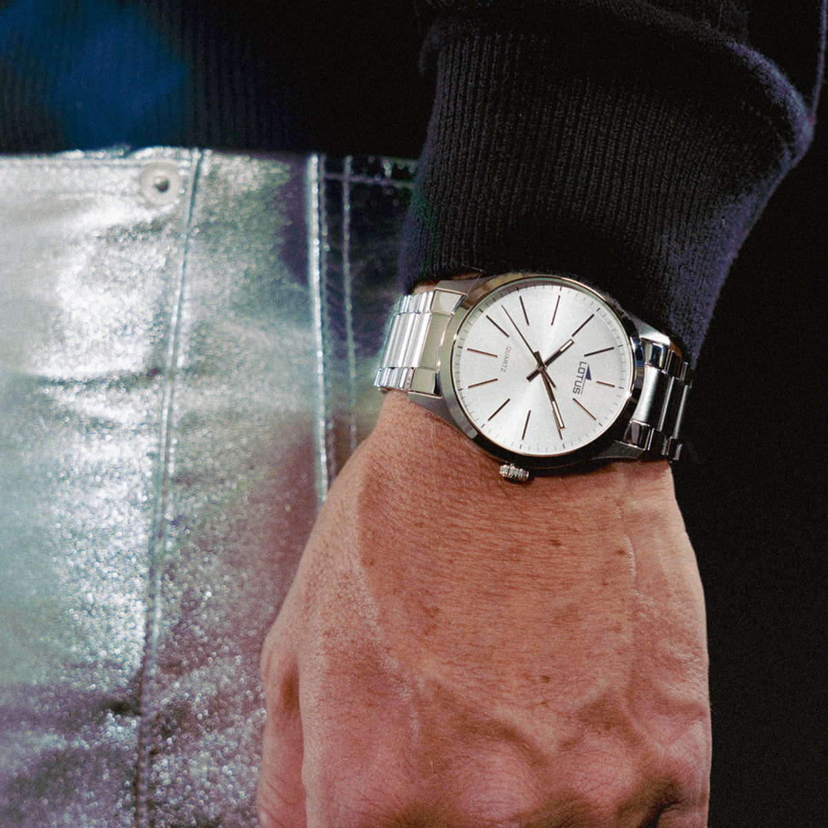 Lotus 15959/1 Analog Silver Stainless Steel Strap Watch For Men – Time ...