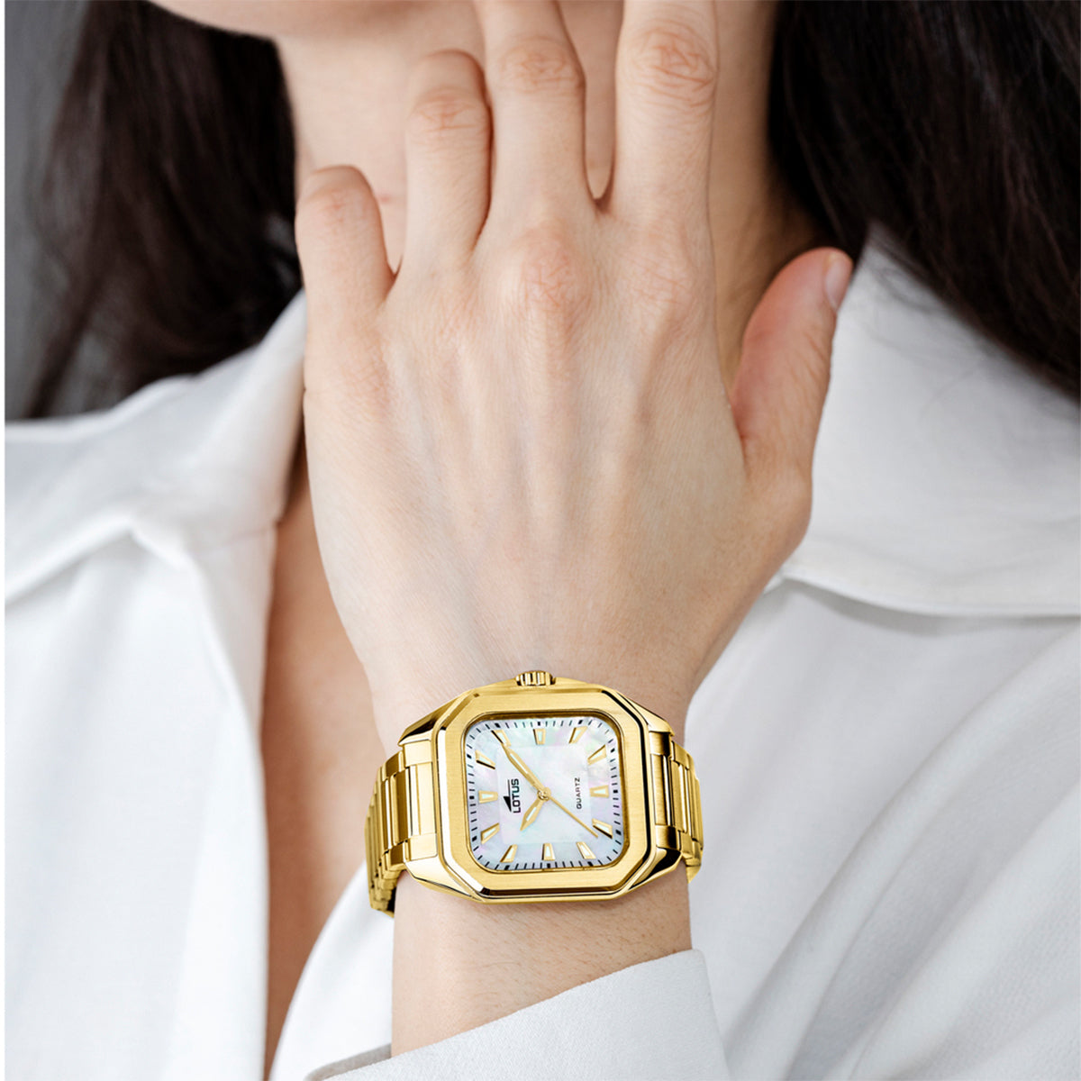 Lotus 18970/2 Analog Gold Stainless Steel Strap Watch For Women – Time ...