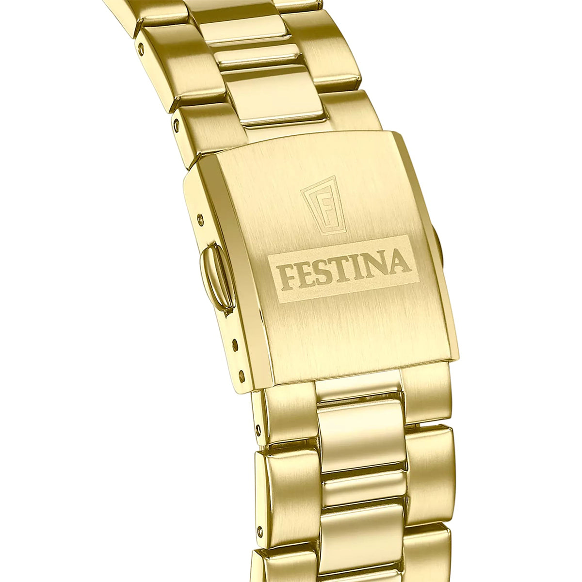 Festina F20555/2 Analog Gold Stainless Steel Strap Watch For Men – Time ...