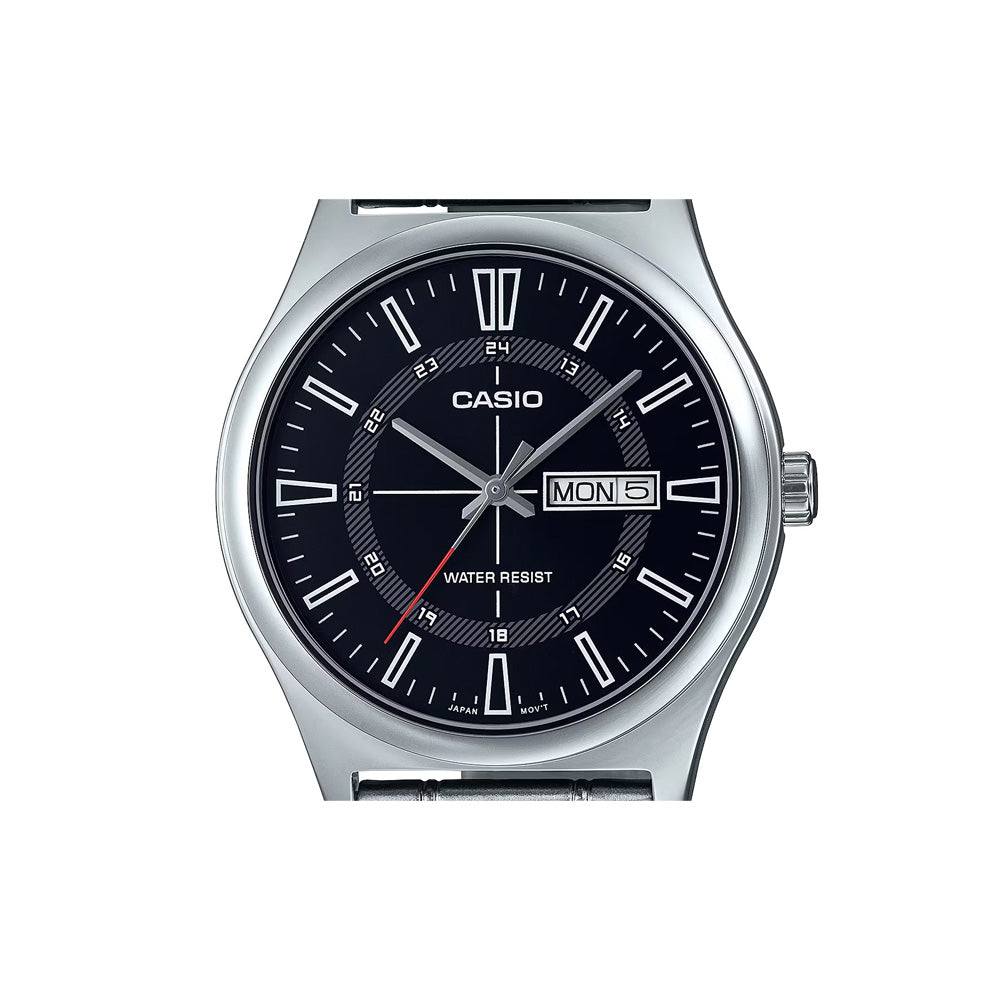 Casio MTP-V006D-1CUDF Analog Silver Stainless Steel Strap Watch For Me ...