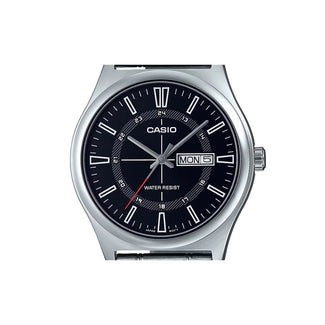 Casio MTP-V006D-1CUDF Analog Silver Stainless Steel Strap Watch For Me – Time Depot