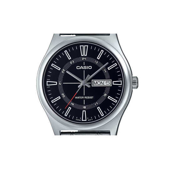 Casio MTP-V006D-1CUDF Analog Silver Stainless Steel Strap Watch For Me – Time Depot