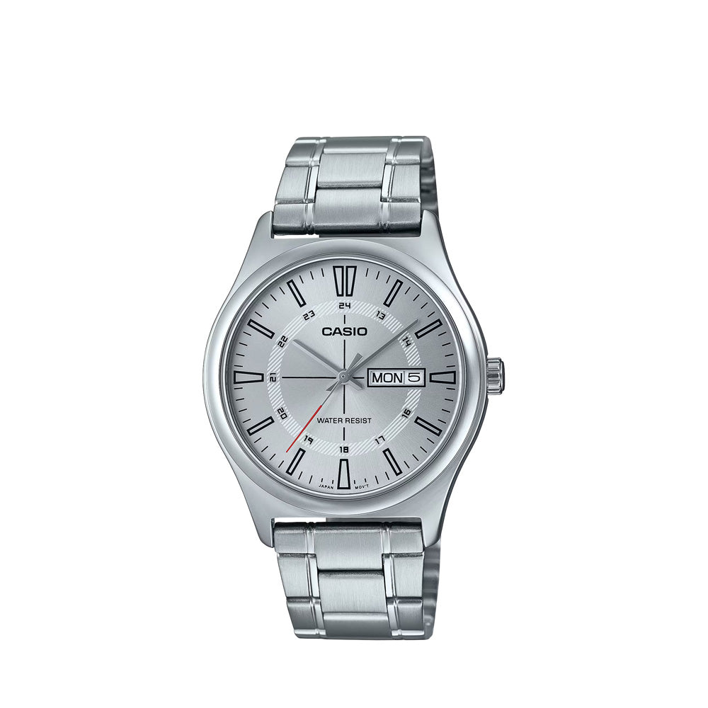Casio MTP-V006D-7CUDF Analog Silver Stainless Steel Strap Watch For Me ...