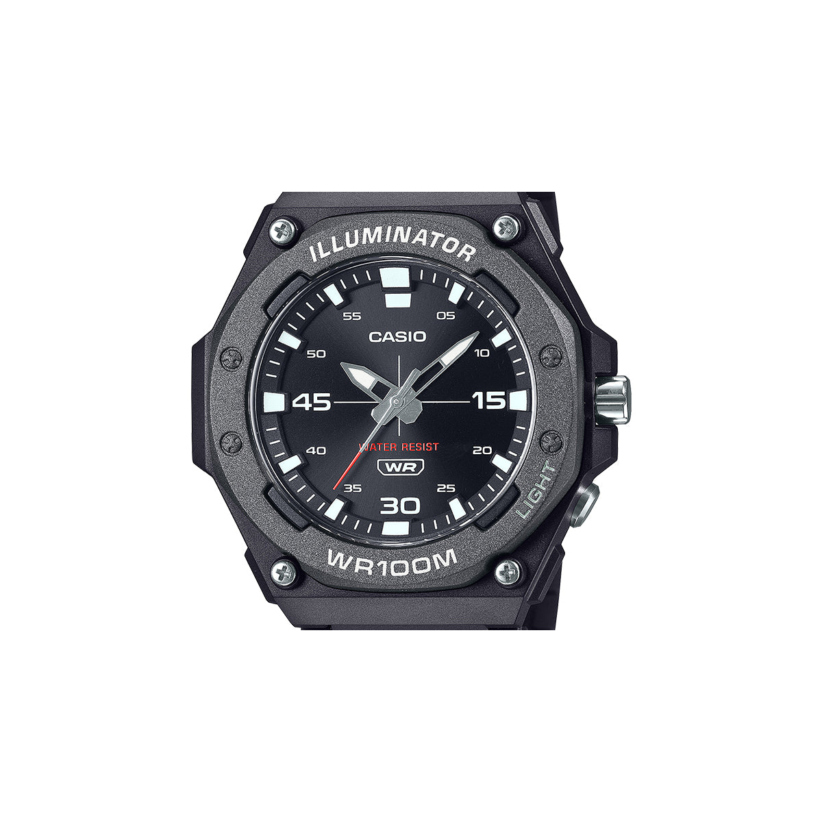 Casio MW-620H-1AVDF Standard Analog Black Resin Strap Watch For Men ...
