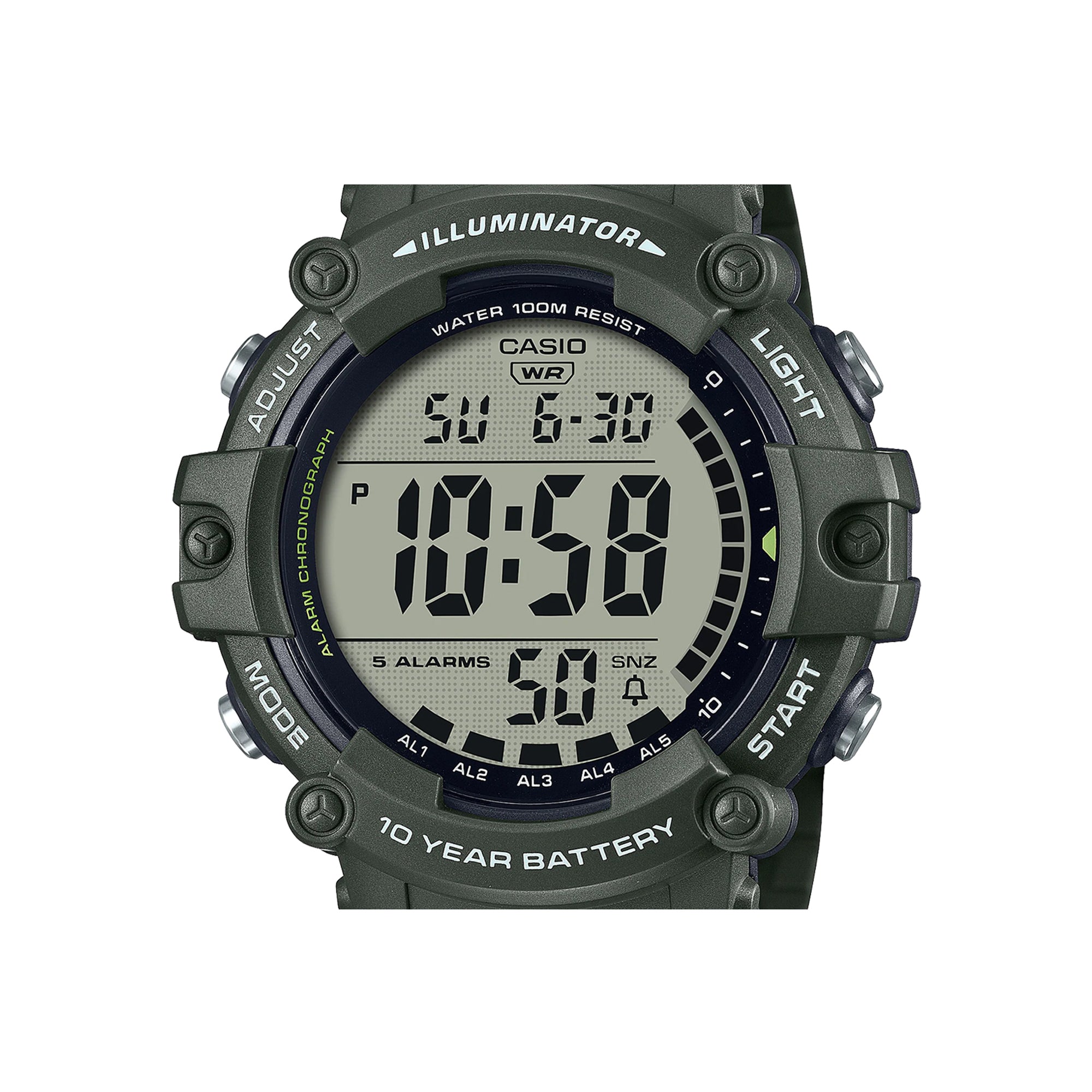 Casio AE-1500WHX-3AVDF Standard Digital Resin Strap Watch For Men ...