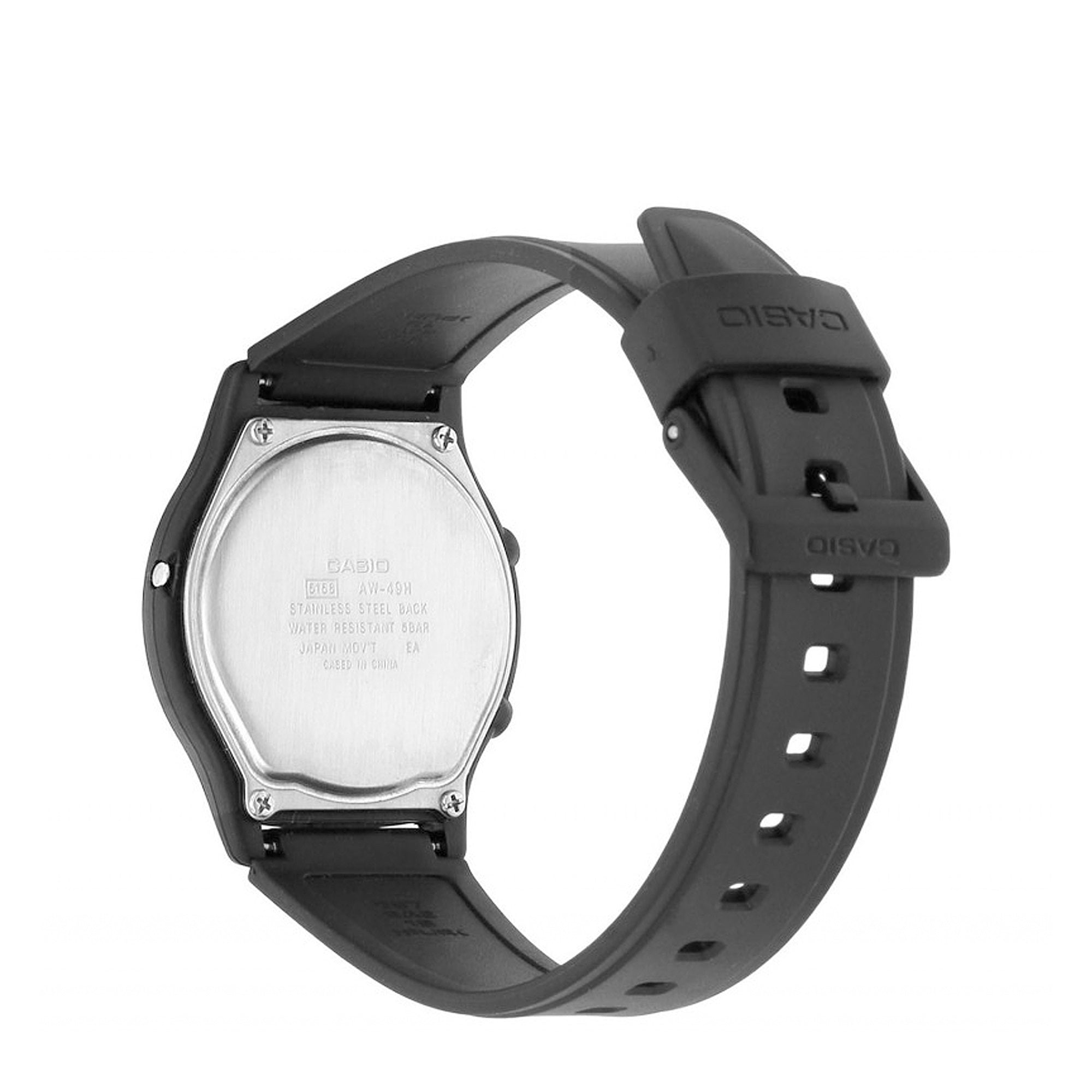 Casio AW-49HE-2AVDF Analog Digital Black Resin Strap Watch For Men ...