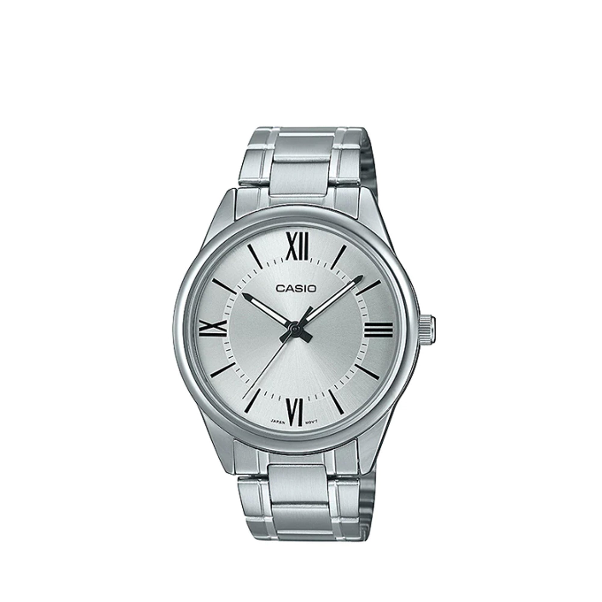 Casio MTP-V005D-7B5UDF Analog Silver Stainless Steel Strap Watch For M ...