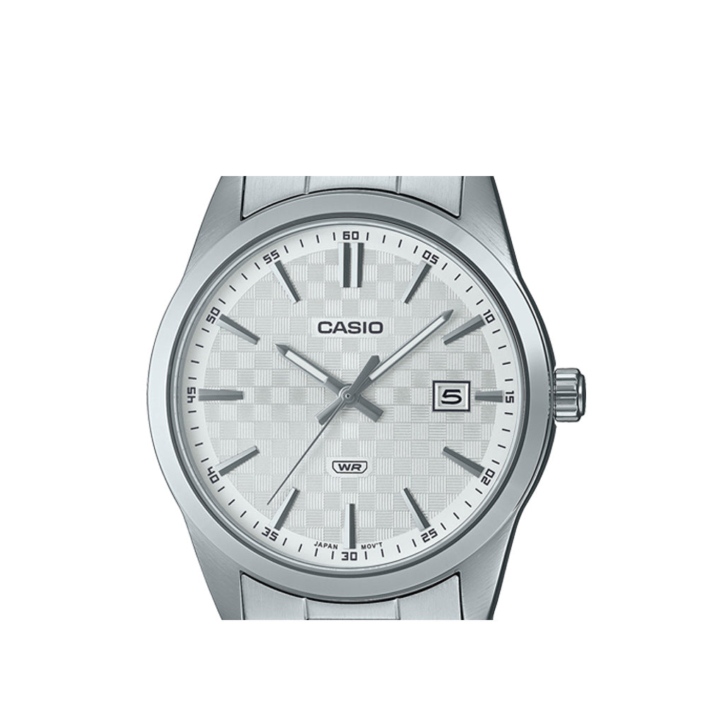 Casio MTP-VD03D-7AUDF Analog Silver Stainless Steel Strap Watch For Me ...